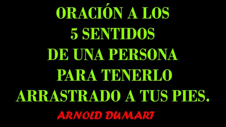 Oración de los 5 sentidos y 7 pensamientos